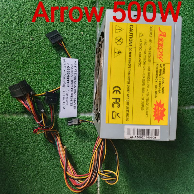 Nguồn Arrow 500W cũ giá rẻ đã kiểm tra ok | Shopee Việt Nam
