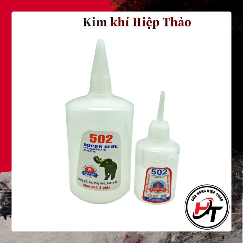 Keo 502 keo dán đa năng siêu dính con voi chai lớn và nhỏ K502-PH | Shopee Việt Nam