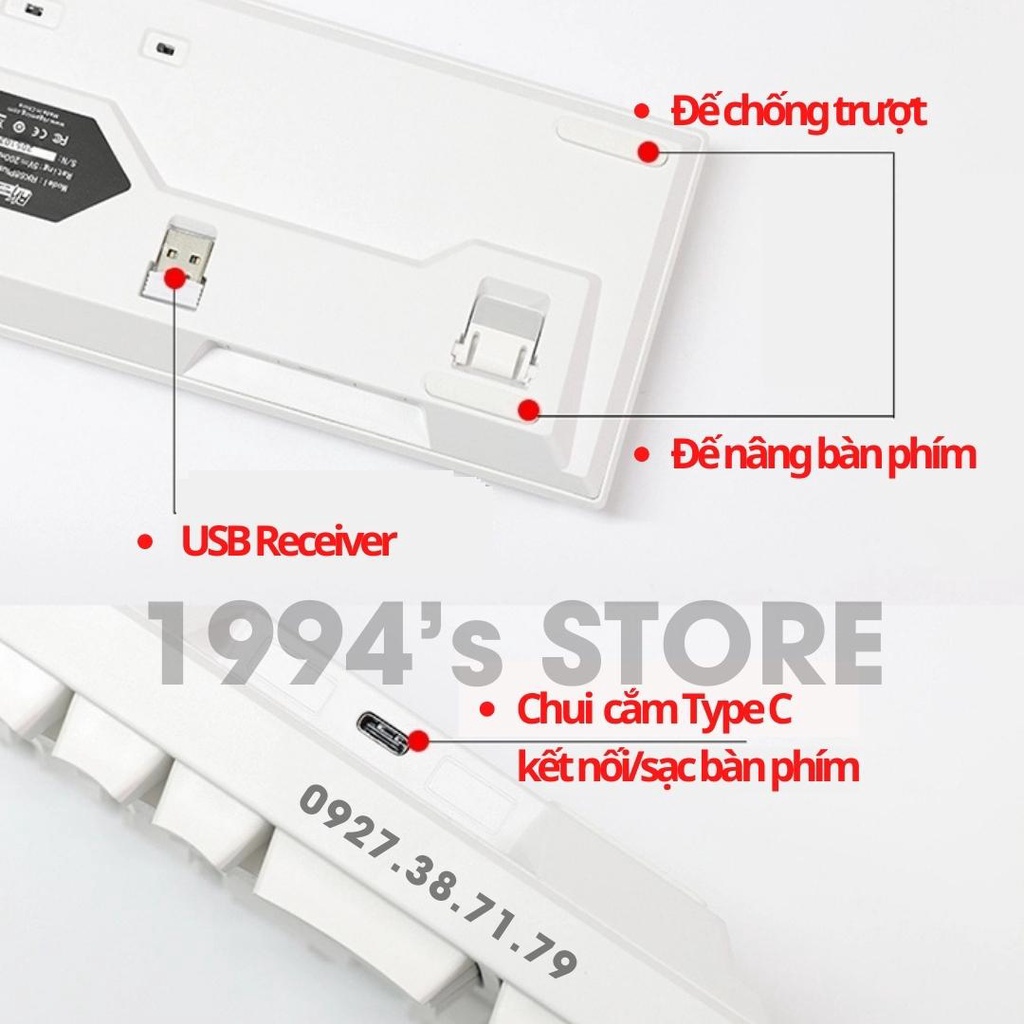 [SẴN] KIT Bàn phím cơ RK G68, RK871/RK68 Plus Led RGB - Bluetooth 5.1 ...