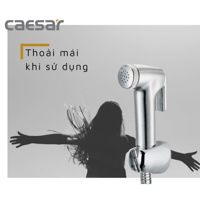 Vòi xịt vệ sinh Caesar BS304CW, vòi rửa cầm tay xi mạ crom inox, Cam ...