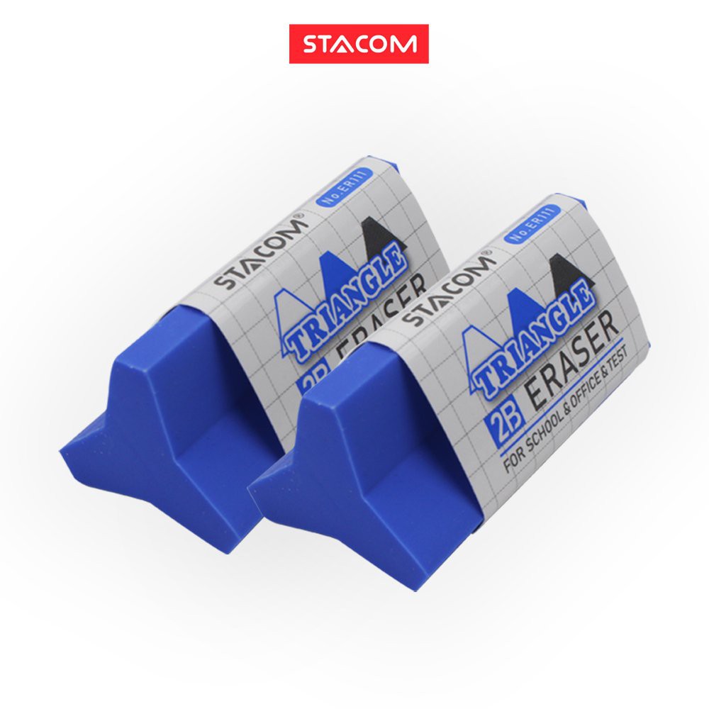 [Xả kho] Set 4 viên gôm PVC tam giác, chất liệu PVC tẩy siêu sạch, siêu ...