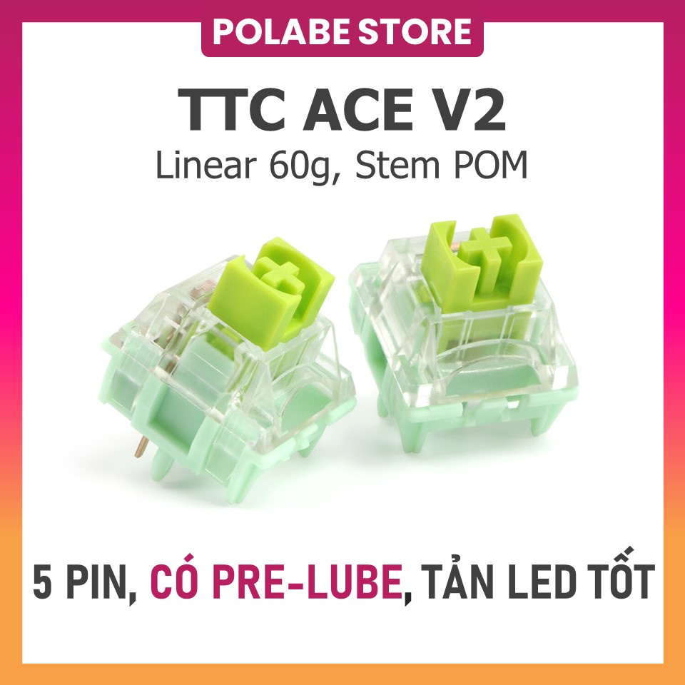 TTC ACE V2 Iron Superman linear Switch Công Tắc Bàn Phím Cơ TTC RK ...