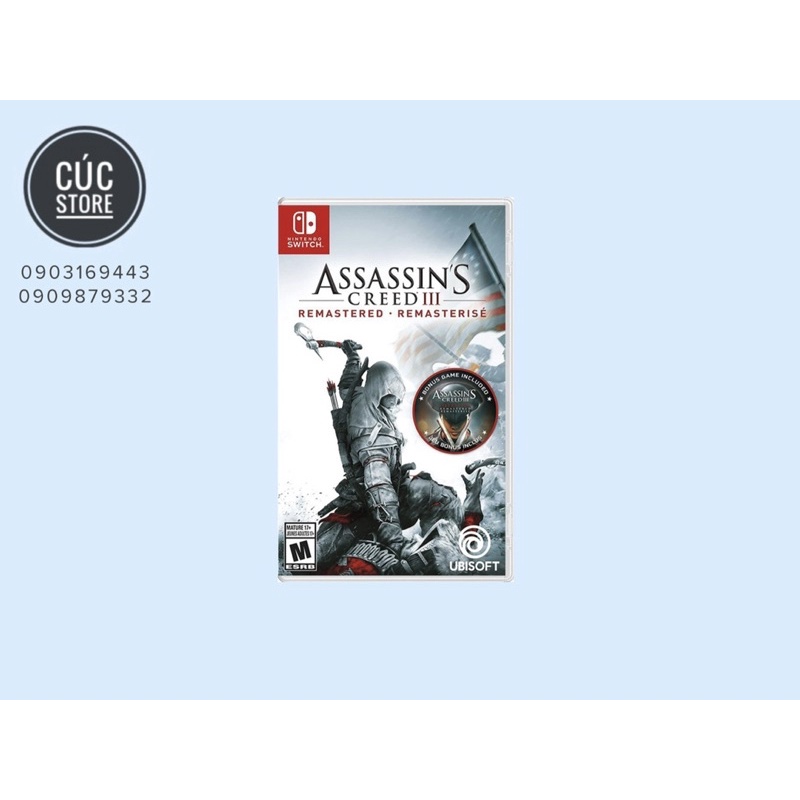 Băng chơi game Nintendo Switch: Assassin's Creed 3 Remastered | Shopee ...