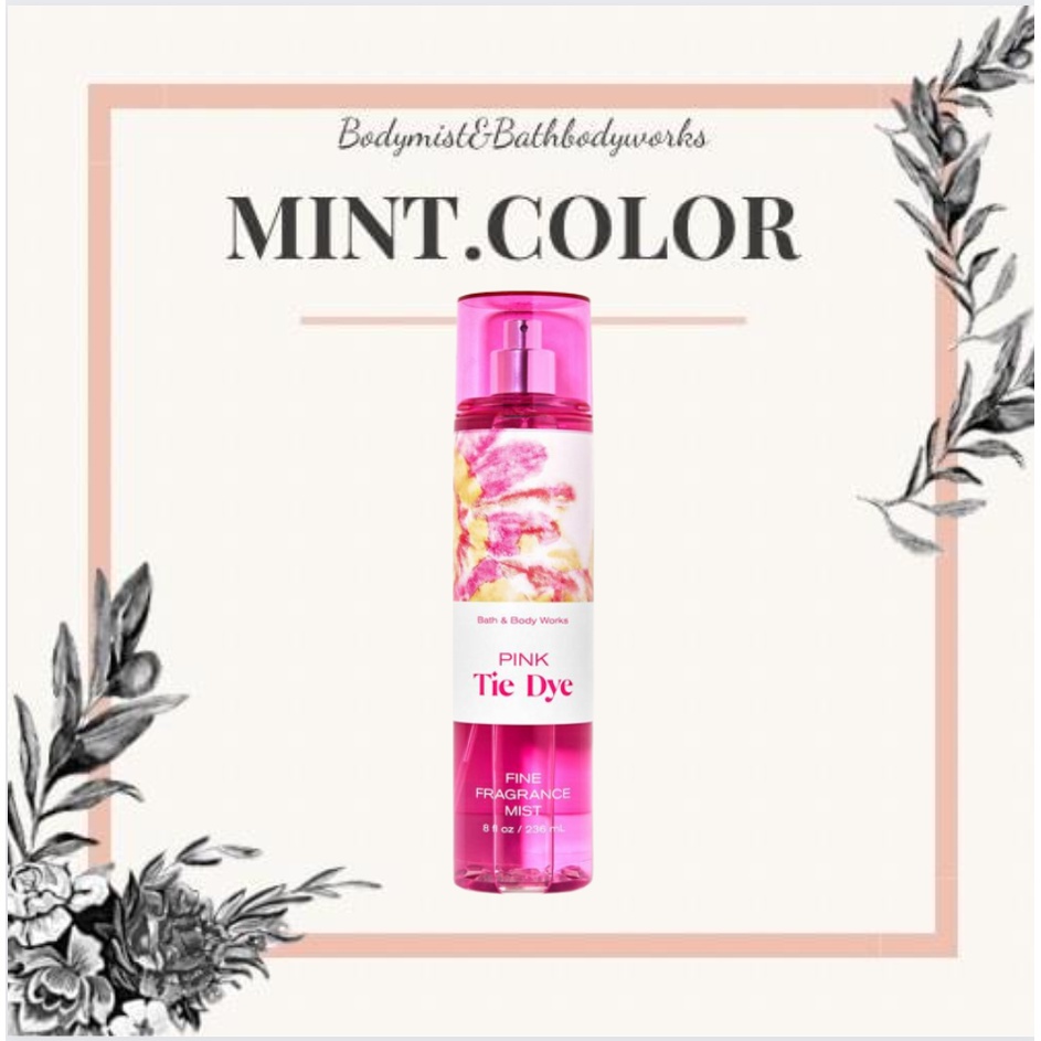 Xịt thơm toàn thân Bodymist Bath & Body Works mùi Pink Tie Dye | Shopee ...