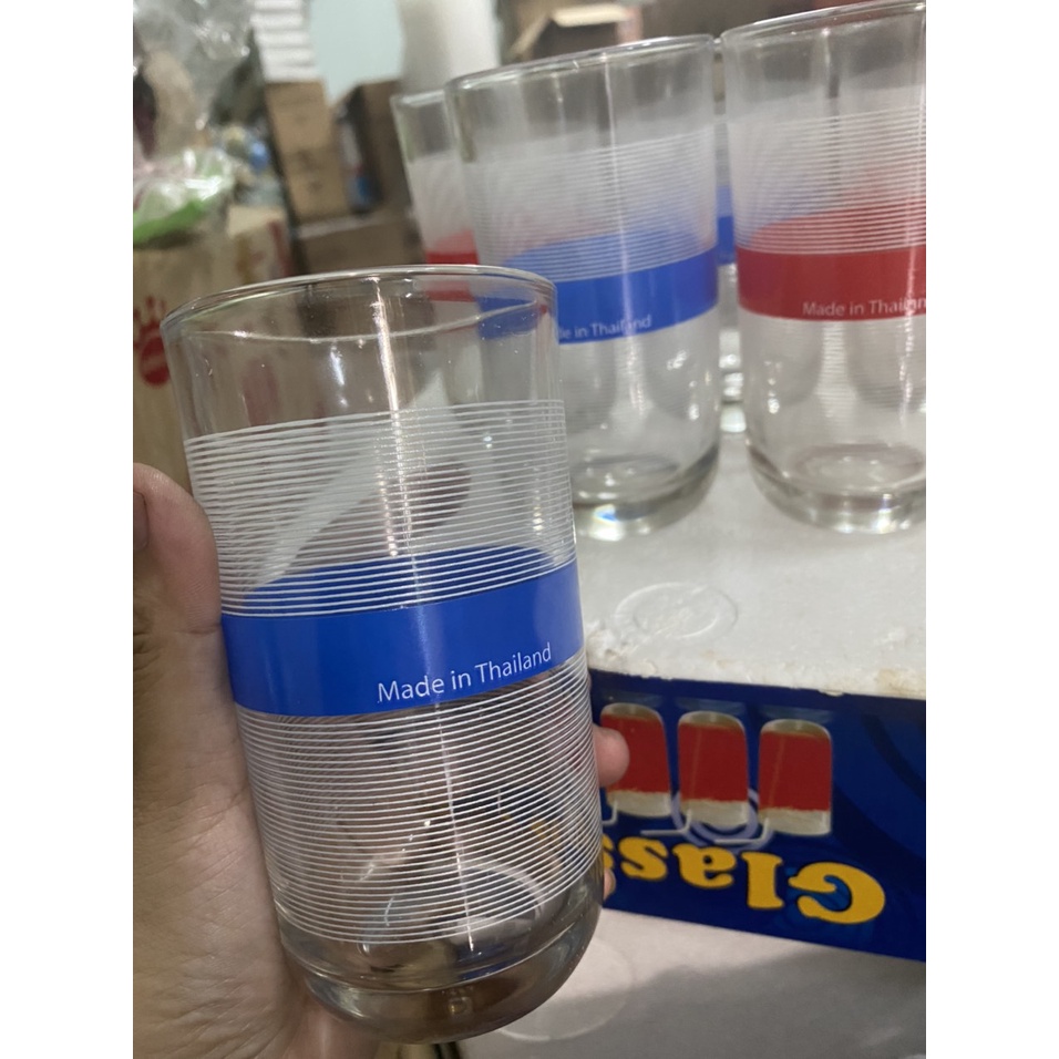 COMBO 6 LY THỦY TINH MÀU UNION GLASS | Shopee Việt Nam