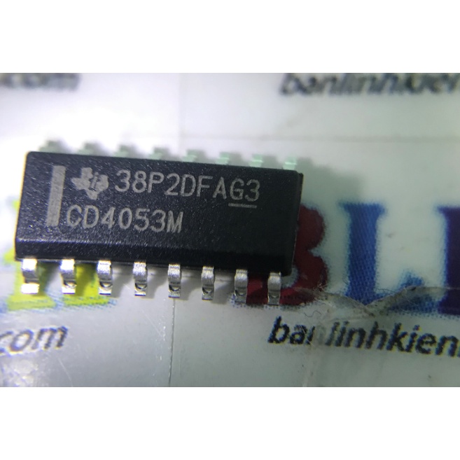 3 IC Logic CD4053M 4053 SOP-16 chính hãng TI | Shopee Việt Nam