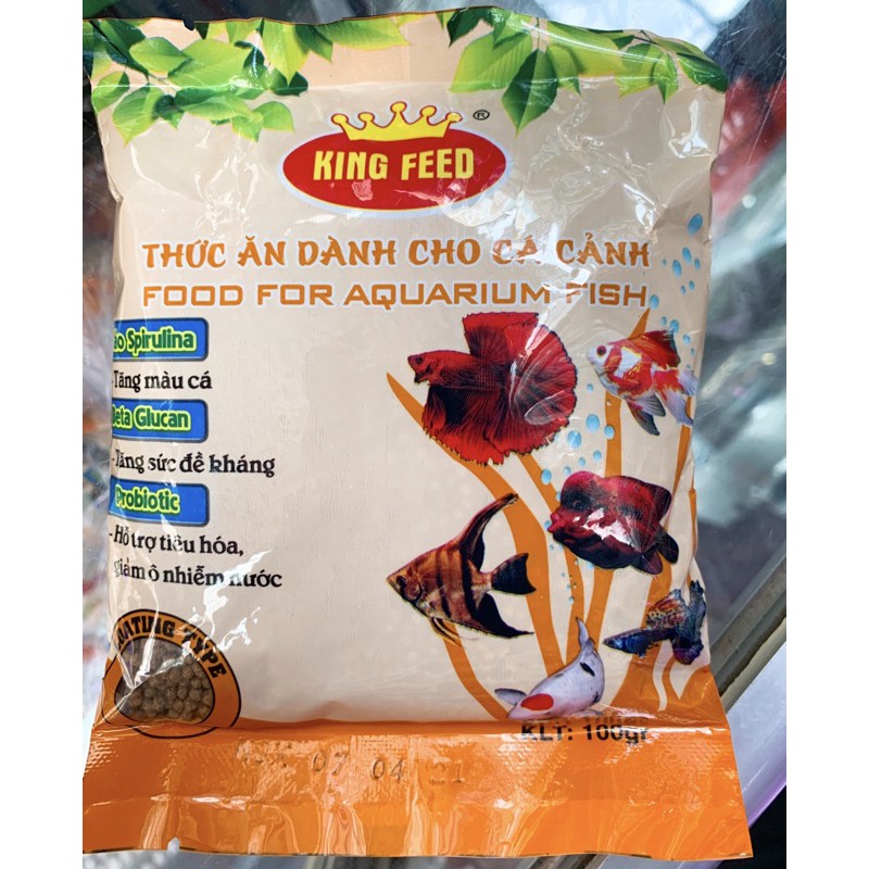 King Feed thức ăn cao cấp cho cá cảnh ( 100g ) | Shopee Việt Nam