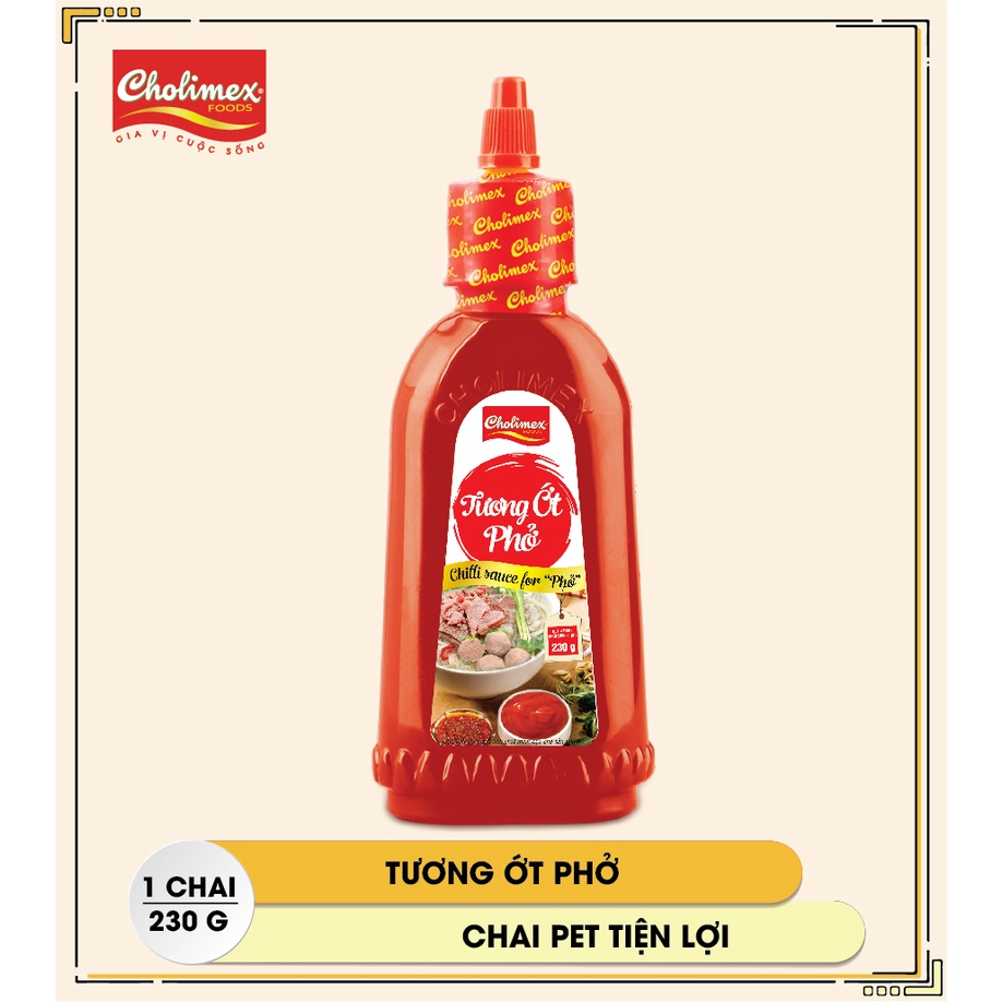 Tương ớt phở Cholimex chai pet 230g | Shopee Việt Nam