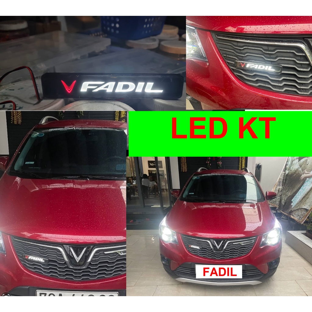 Led logo Fadil gắn mặt ga lăng lưới tản nhiệt led Grille led Fadil ...
