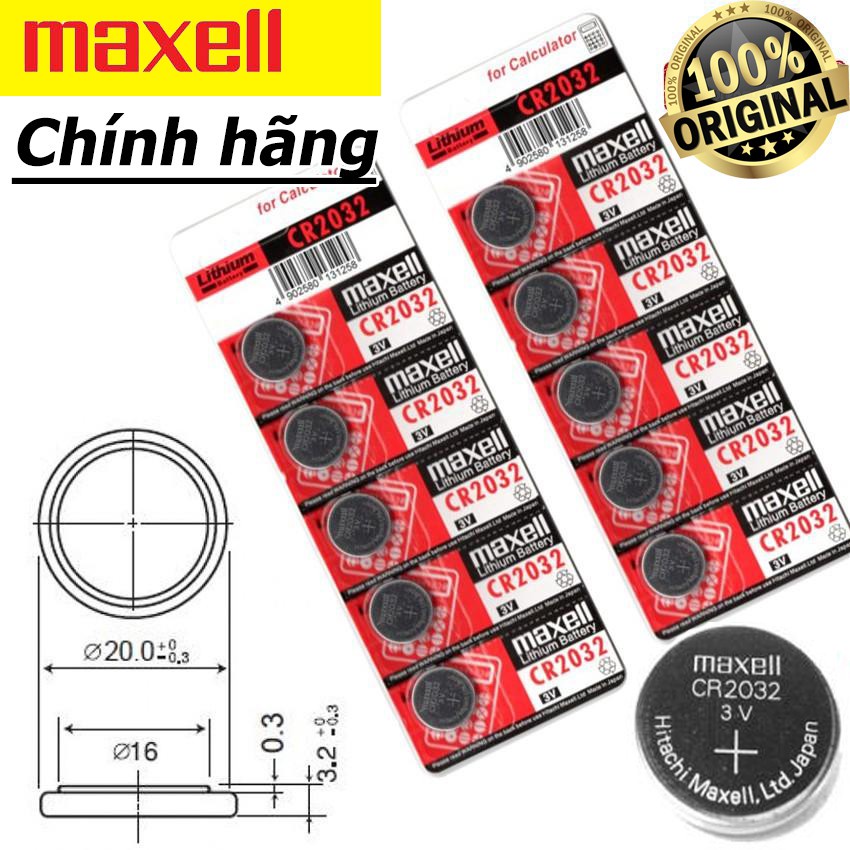 Pin Cmos Maxcell CS2032 chính hãng | Shopee Việt Nam
