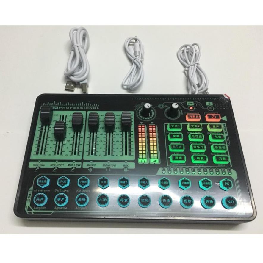 Thiết bị thu âm livestream hát karaoke online sound card H9 Pro( K9 Pro ...