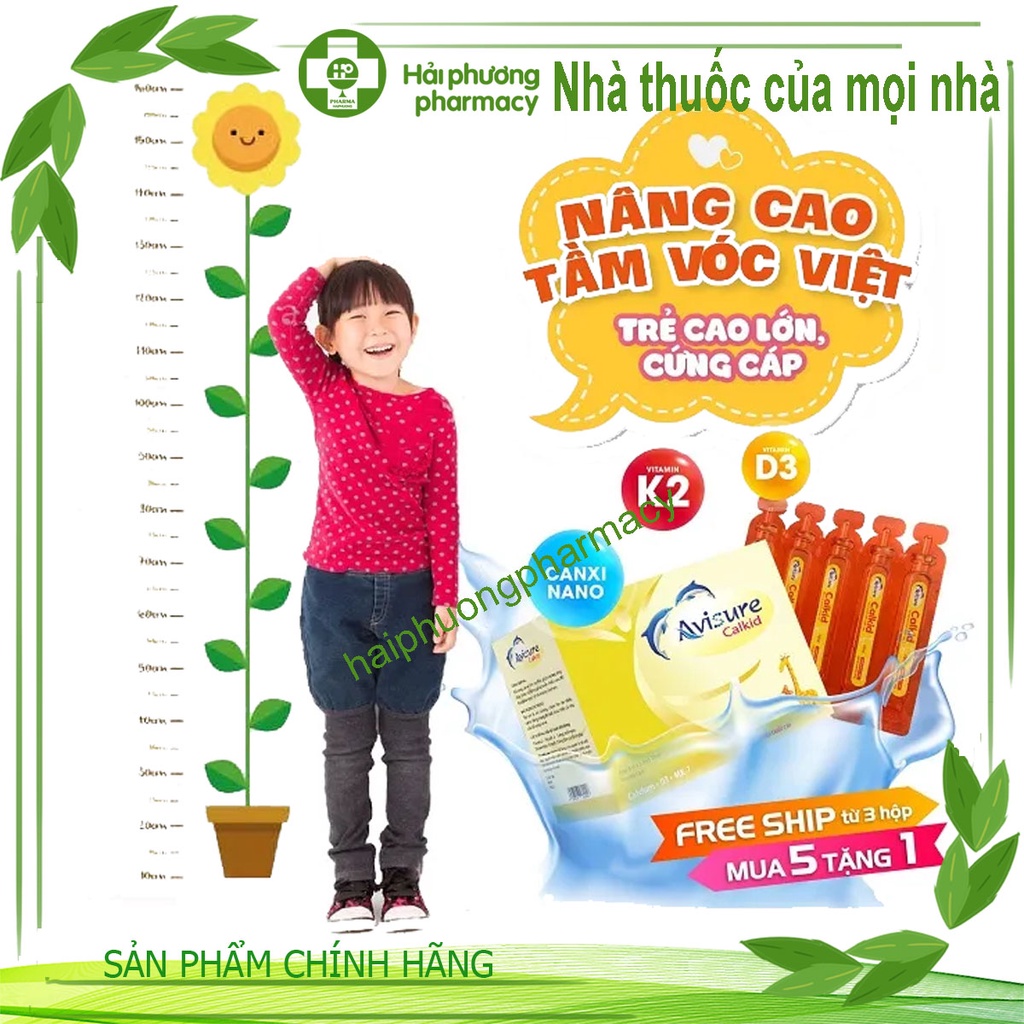 Avisure Calkid - Canxi nano cho trẻ (Hộp 30 ống)- CANXI GIÚP TRẺ TĂNG CHIỀU CAO | Shopee Việt Nam