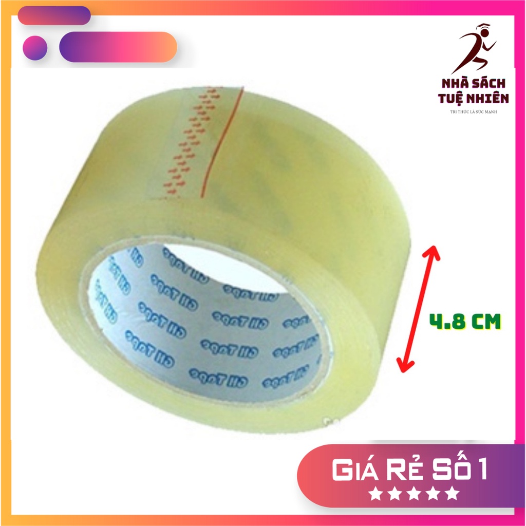 Băng keo trong 5cm băng keo dán thùng ĐẠT CHUẨN | Shopee Việt Nam