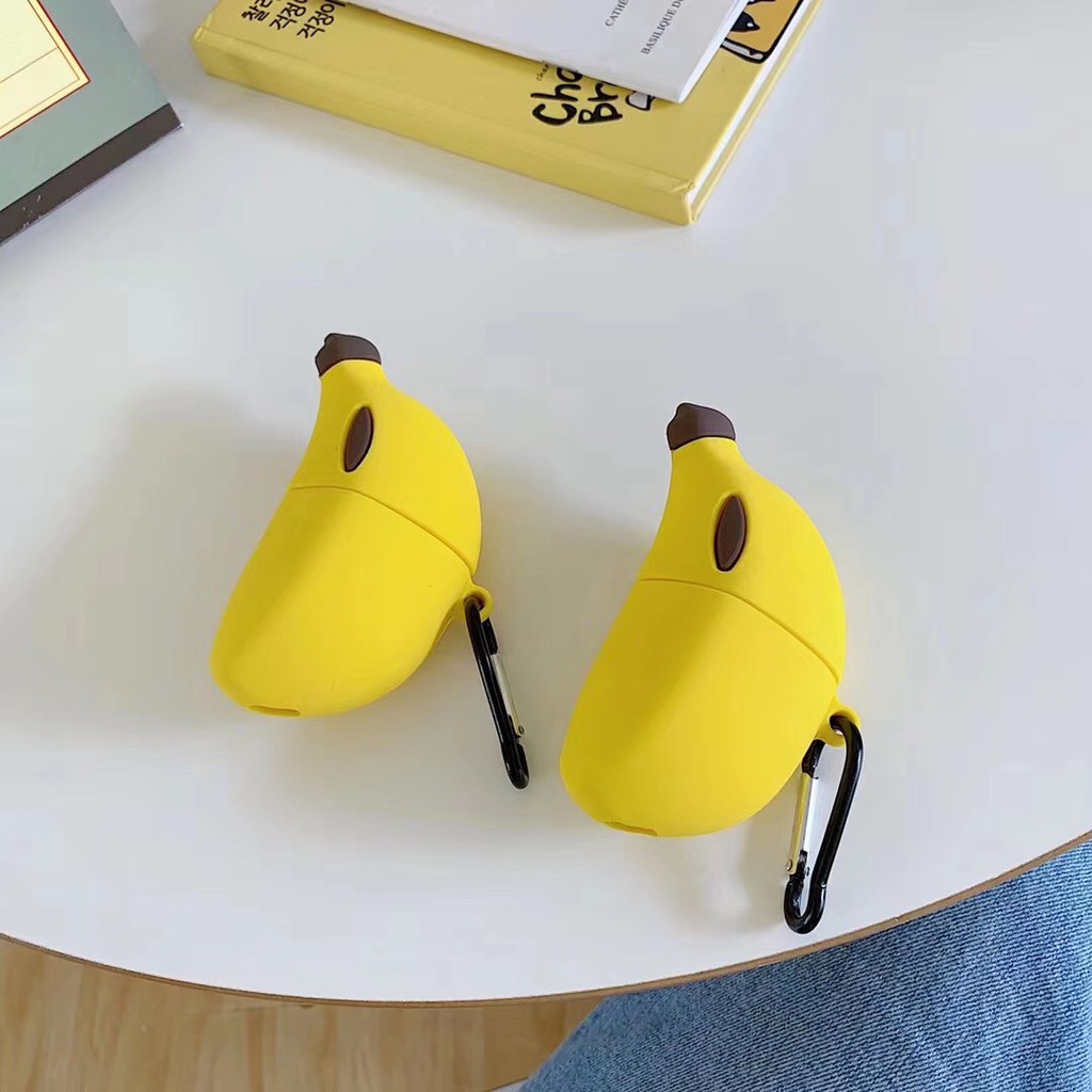 Lilyrose Store Banana Lovely Cute Fruit Model AirPods 1/2 AirPods Pro ...