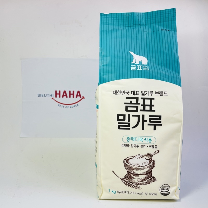 Bột mì Hàn Quốc đủ loại siêu ngon KOREAN WHEAT FLOUR 1kg CJ BEKSUL ...