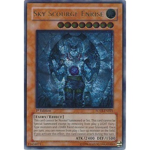 Thẻ bài Yugioh Tiếng Anh phiên bản TCG: super Rare - Sky Scourge Enrise ...