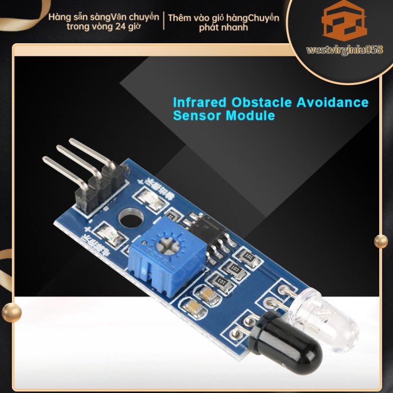 💯Hot Deals😁5pcs IR Infrared Obstacle Avoidance Sensor Module for Smart ...