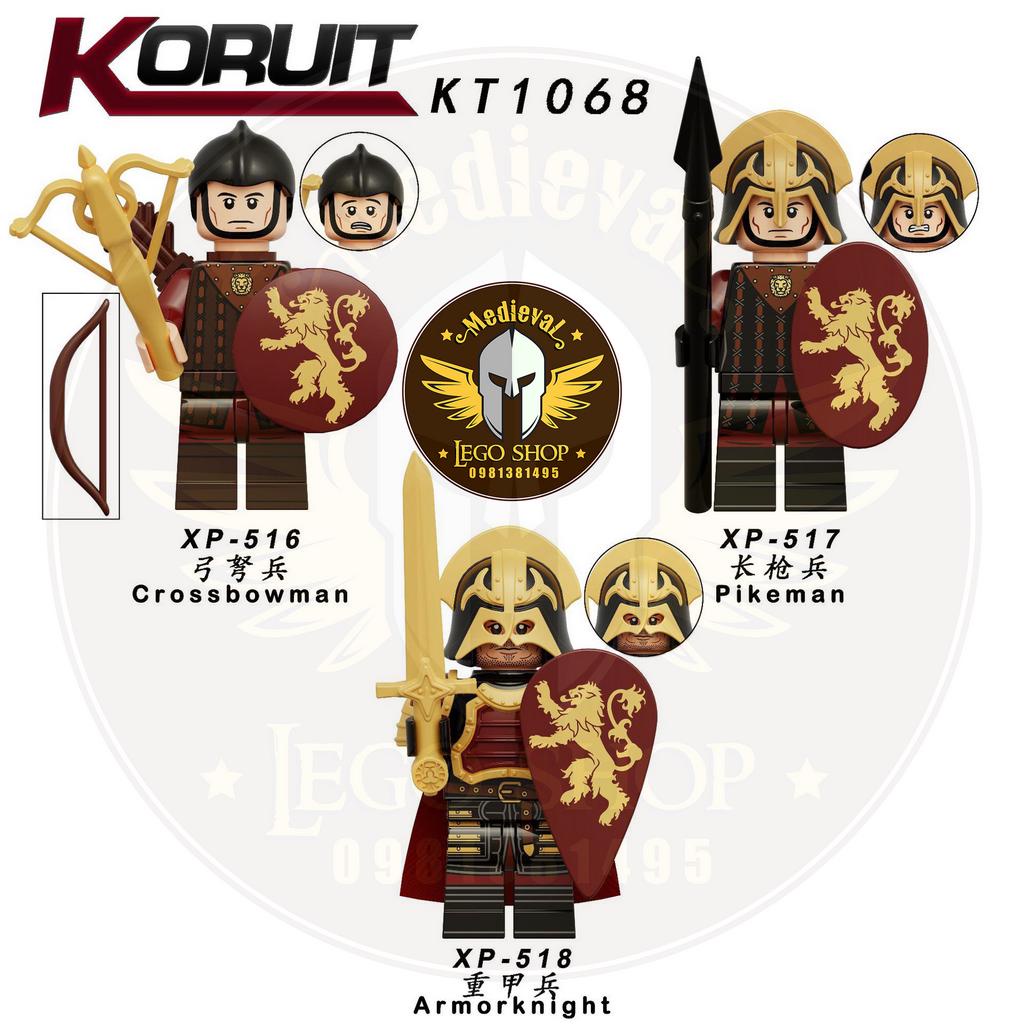 Koruit KT1068 minifigures nhà Lannister phim trò chơi vương quyền (Game ...