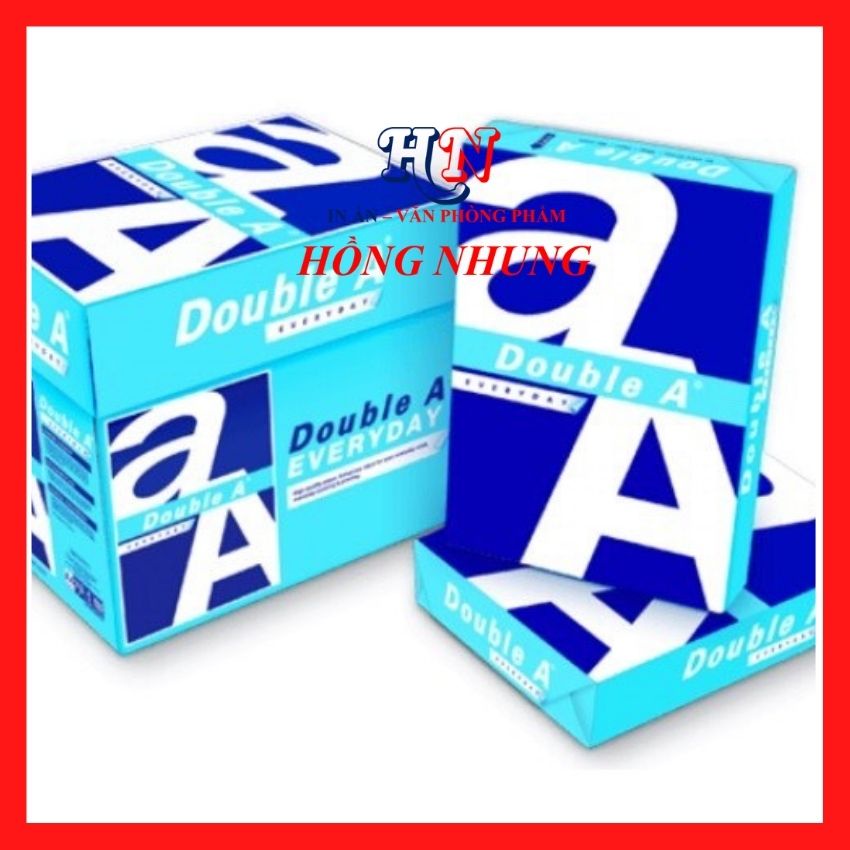 Giấy A4 Double 70GSM/ 80 GSM Định Lượng 70 gsm, Số lượng 500 Tờ, Giấy ...