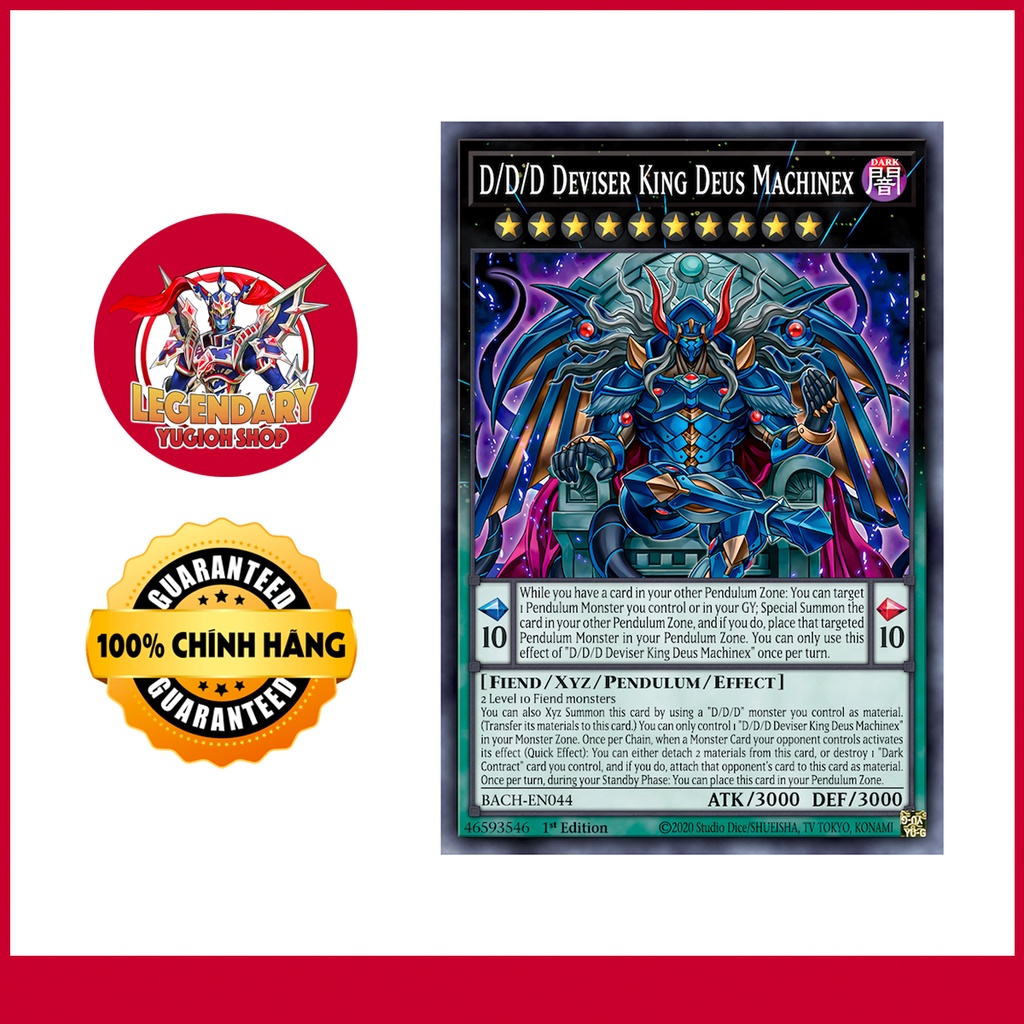 [EN-JP]Thẻ Bài Yugioh Chính Hãng] D/D/D Deviser King Deus Machinex ...