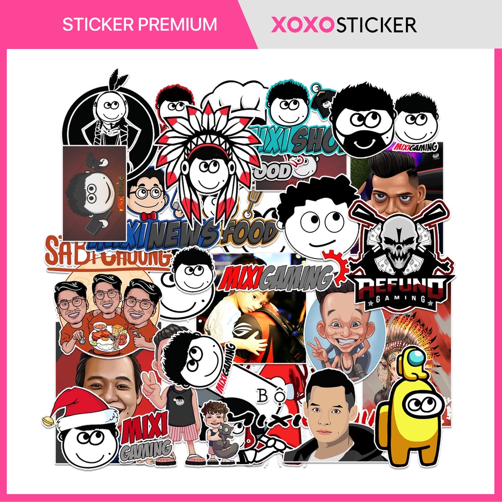 Sticker Độ Mixi Chống Nước - Sticker Dán Laptop, Điện Thoại, Đàn Guitar ...
