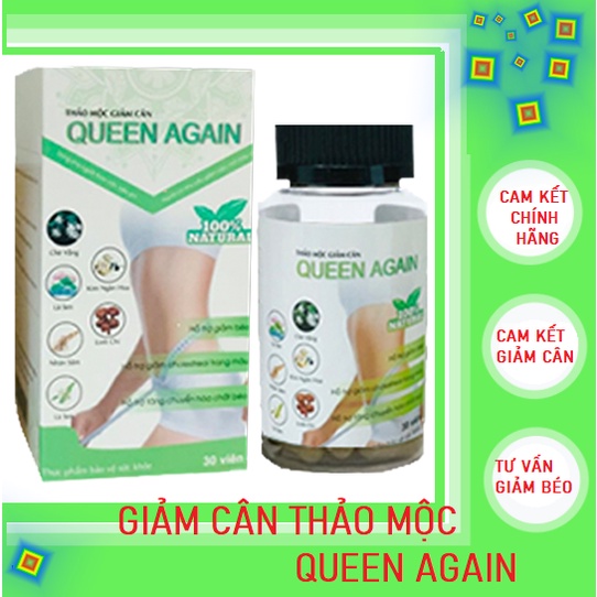 [Chính hãng] THẢO MỘC GIẢM CÂN QUEEN AGAIN 30 NGÀY và 15 NGÀY | Shopee ...