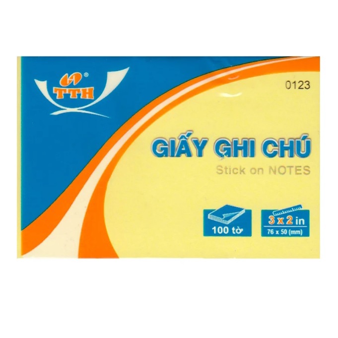 Giấy note 3x2 Vàng TTH (100 Tờ) | Shopee Việt Nam