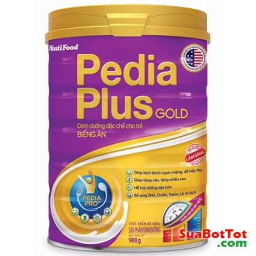 Sữa Pedia Plus Gold nutifood 900g | Shopee Việt Nam