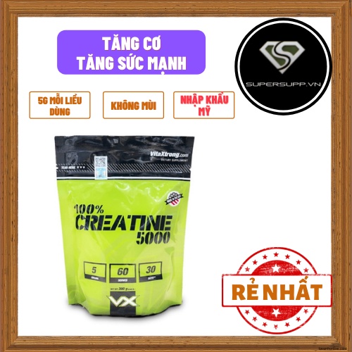 Thực Phẩm Bổ Sung Tăng Sức Mạnh VX Creatine 5000 - 60 lần dùng | Shopee ...