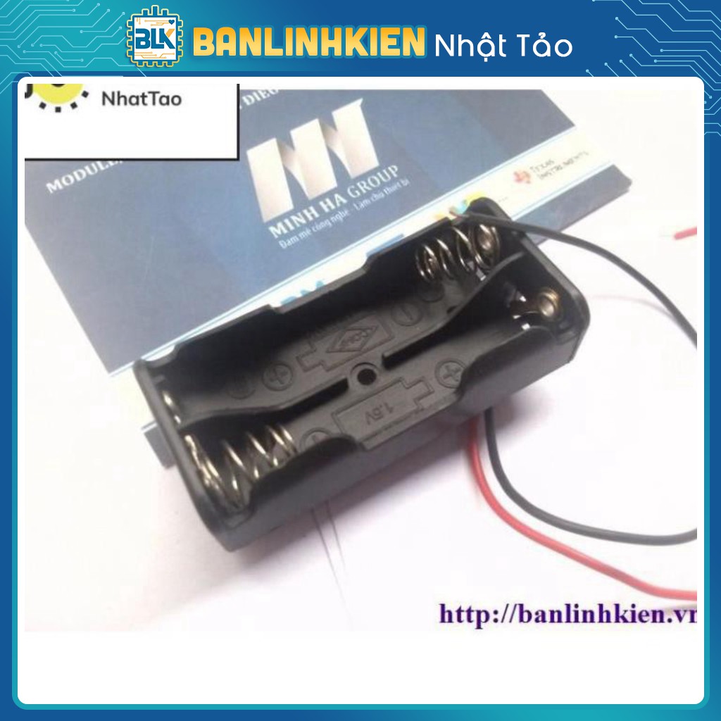 Hộp Đế Pin 2AAA Mã LK_01152 | Shopee Việt Nam