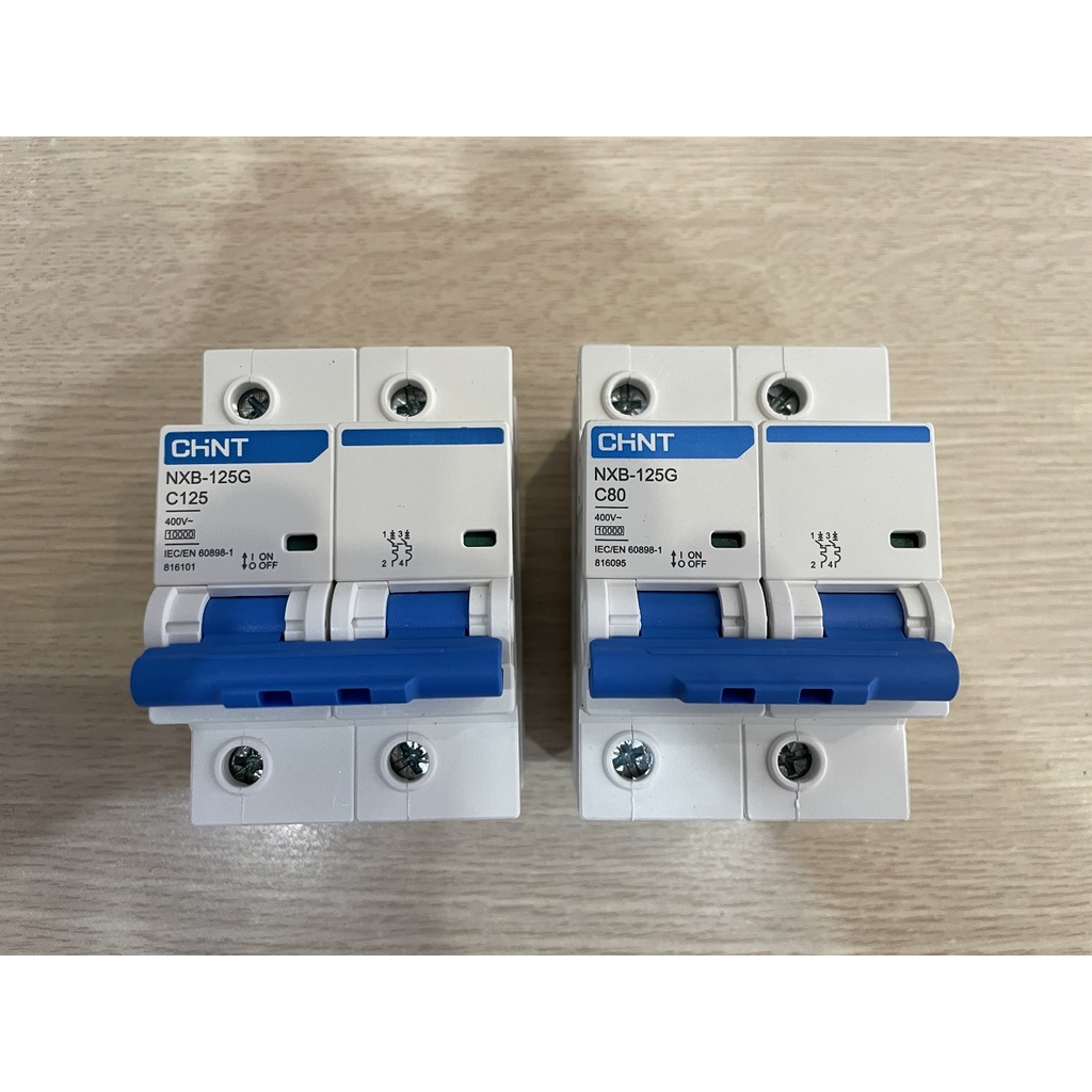 Attomat chint MCB 2 pha NXB-125 2P 80A, 2P 100A, 2P 125A | Shopee Việt Nam