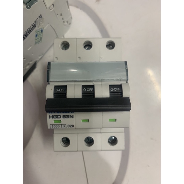 Cầu dao điện Aptomat 3P cài HGD63N | Shopee Việt Nam