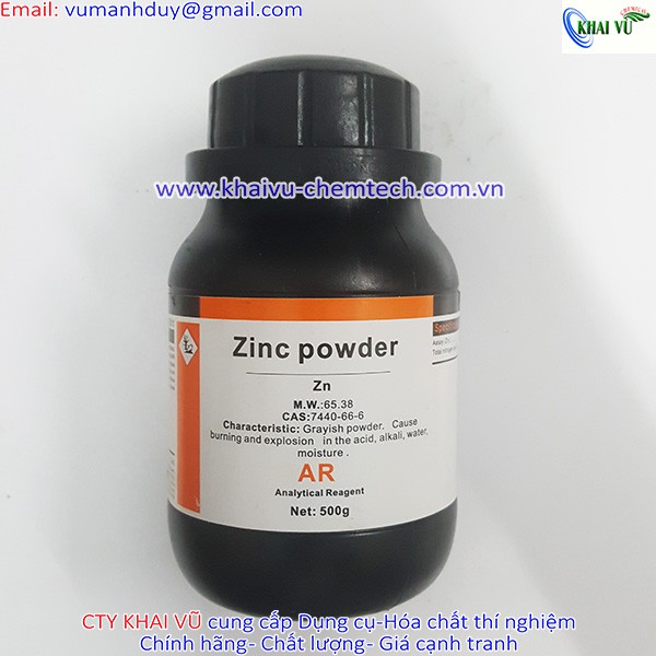 Kẽm bột zinc powder chai 500g Zn TINH KHIẾT thí nghiệm | Shopee Việt Nam
