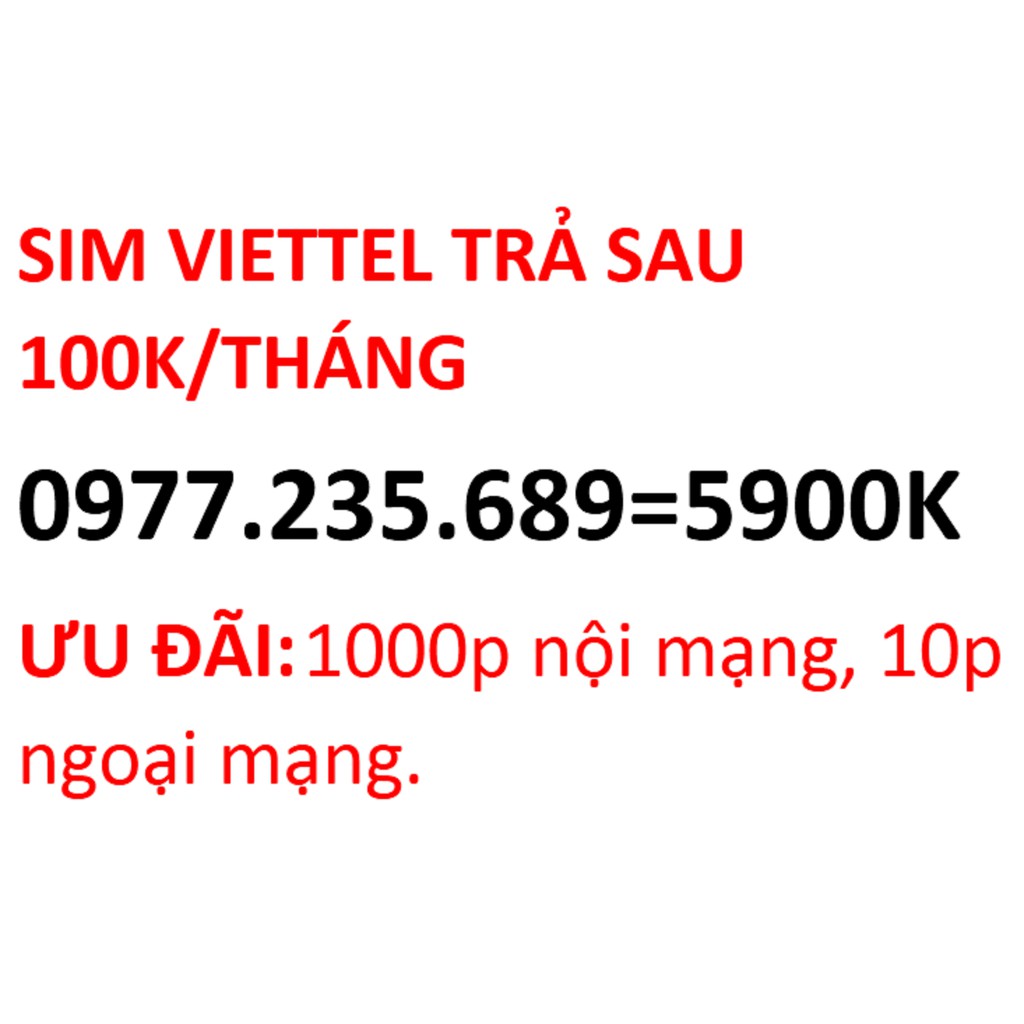 sim viettel 235689 | Shopee Việt Nam