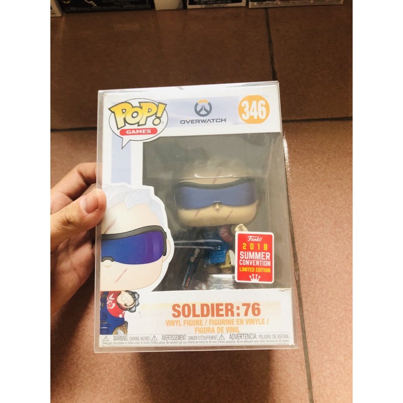 Đồ chơi mô hình Funko Pop [New 10/10] Soldier : 76 #346 (Limted Edition ...