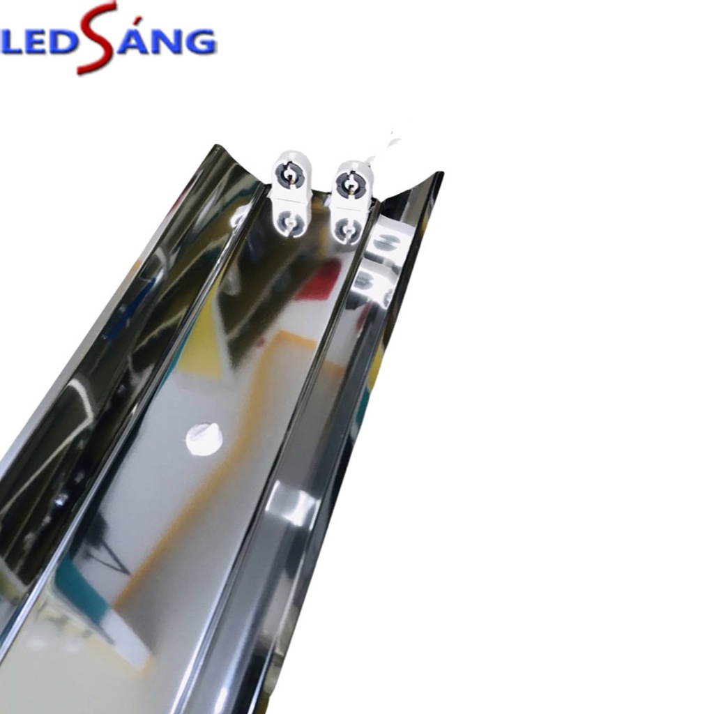 Máng Đèn Led Chóa Inox Đôi 1M2, 0.6M Ledsang IN-C2-120 | Shopee Việt Nam