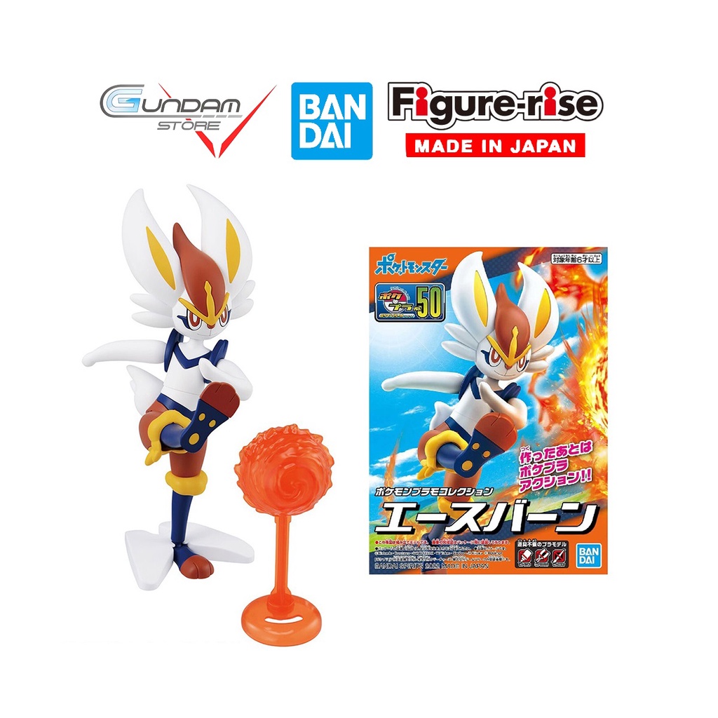 Mô Hình POKEMON Cinderace Pokepla 50 COLLECTION SERIES Bandai Đồ Chơi ...