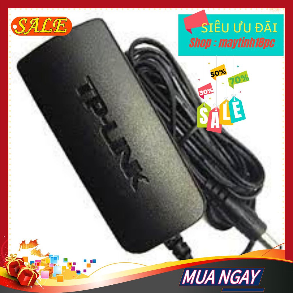 Sạc nguồn TP Link chính hãng 9v-0,6A sử dụng cho modem mạng tenda ...