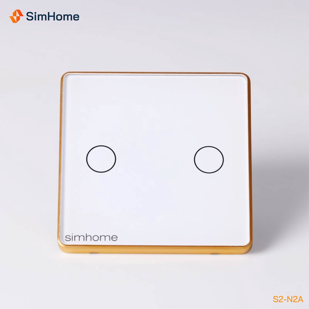 Công tắc cảm ứng WIFI SimHome S2 – Tiêu chuẩn – 2 nút | Shopee Việt Nam