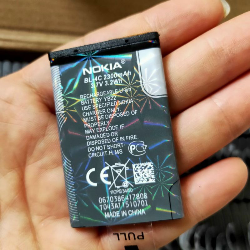 Pin Nokia 6300 BL 4C dung lượng cao 2300mAh,pin xanh 2300mah | Shopee ...