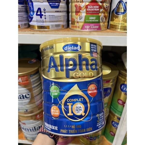 sữa alpha gold 3(1,5kg) mẫu mới date mới | Shopee Việt Nam