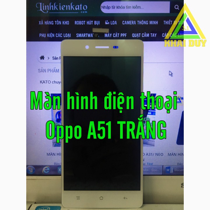 Màn Hình Oppo A51 Màu Trắng | Shopee Việt Nam