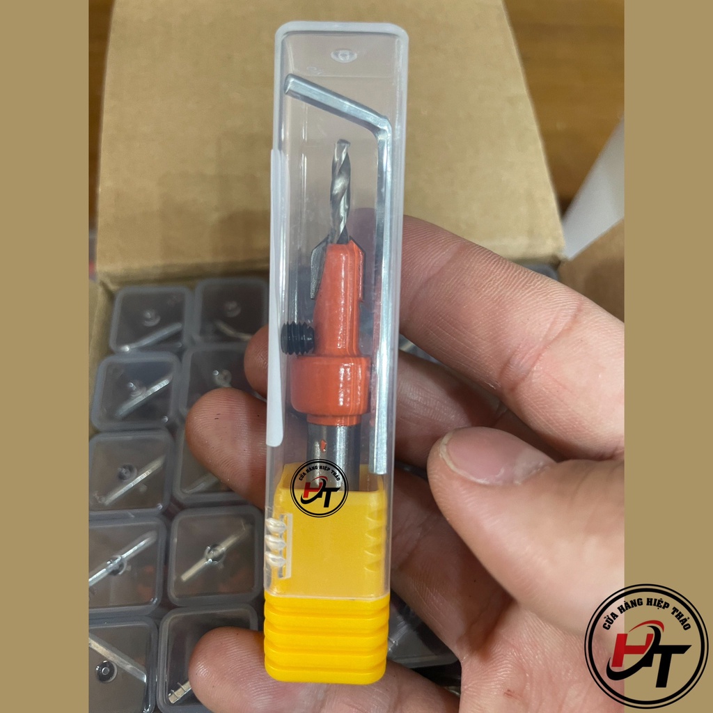 Mũi khoan âm vít gỗ 2 tầng mồi vít 3mm 4mm bộ cao cấp MKAV-CAM | Shopee Việt Nam