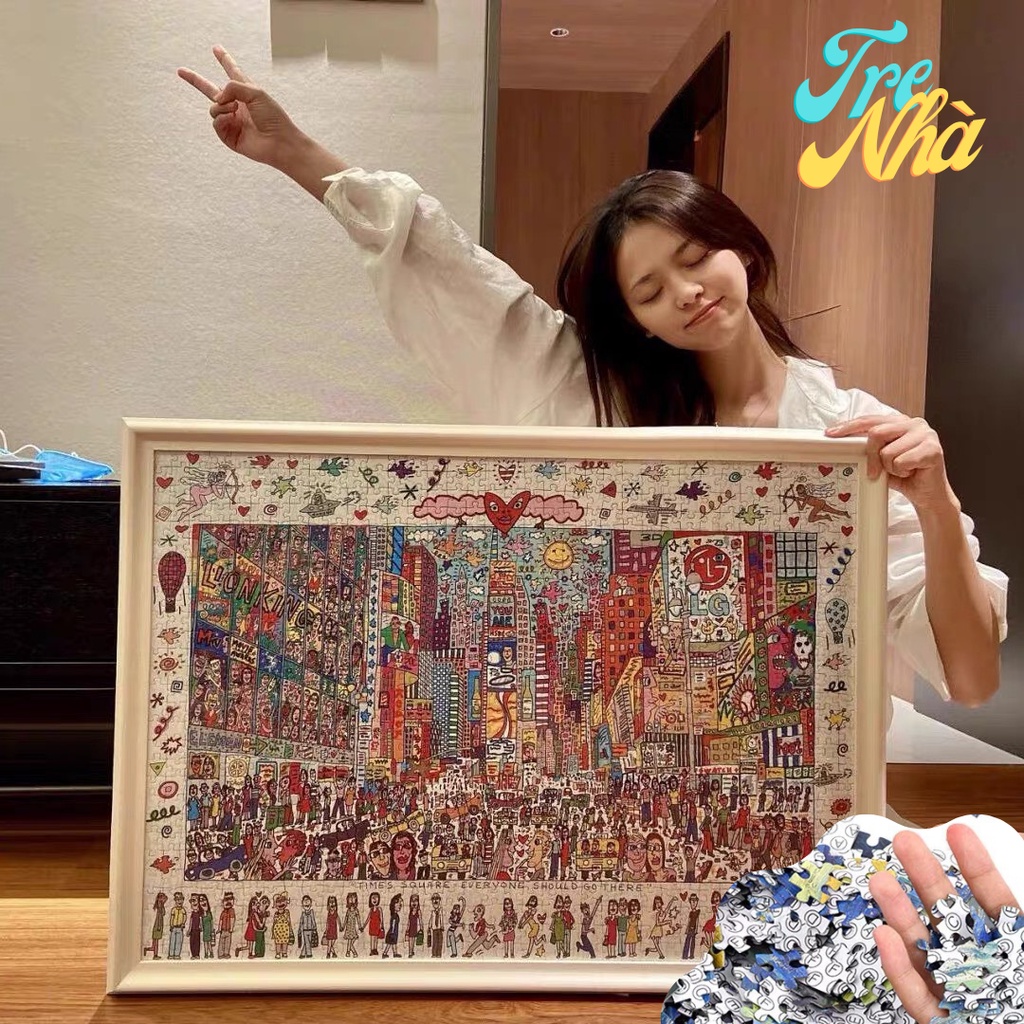 Bộ Tranh Ghép Xếp Hình 1000 Pcs Jigsaw Puzzle (Tranh ghép 70*50cm) Bản ...