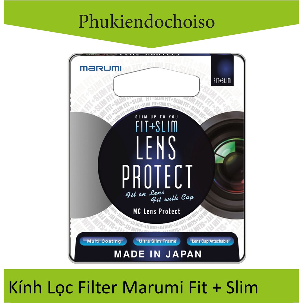 Filter Kính lọc Marumi Fit and Slim MC Lens protect UV 40.5mm,49mm,52mm,55mm,58mm,62mm,67mm,72mm ...