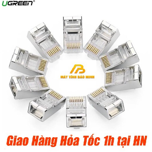 Túi 10 Hạt Mạng Ugreen 20333 Chuẩn CAT6 Bọc Inox - Hàng Chính Hãng | Shopee Việt Nam