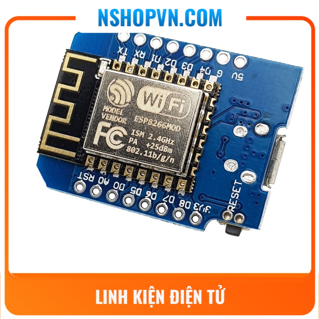 Kit RF Thu Phát Wifi ESP8266 NodeMCU Lua D1 Mini | Shopee Việt Nam