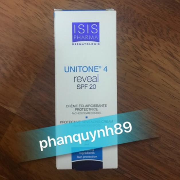 Kem Ban Ngày Isis Unitone 4 Reveal Revealing Cream SPF 20 30ml | Shopee ...