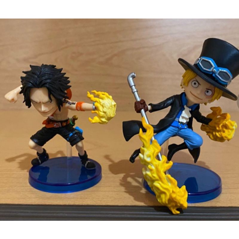 Mô hình One Piece - Ace và Sabo WCF wt100 chính hãng | Shopee Việt Nam