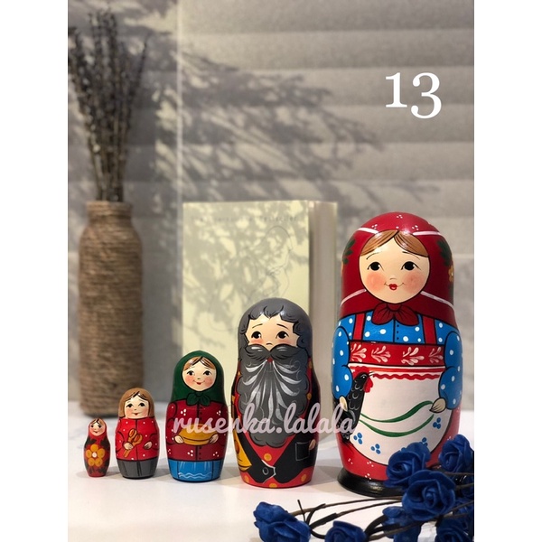 Búp bê Nga - Russian Family (Matryoshka - 5 packs) | Shopee Việt Nam